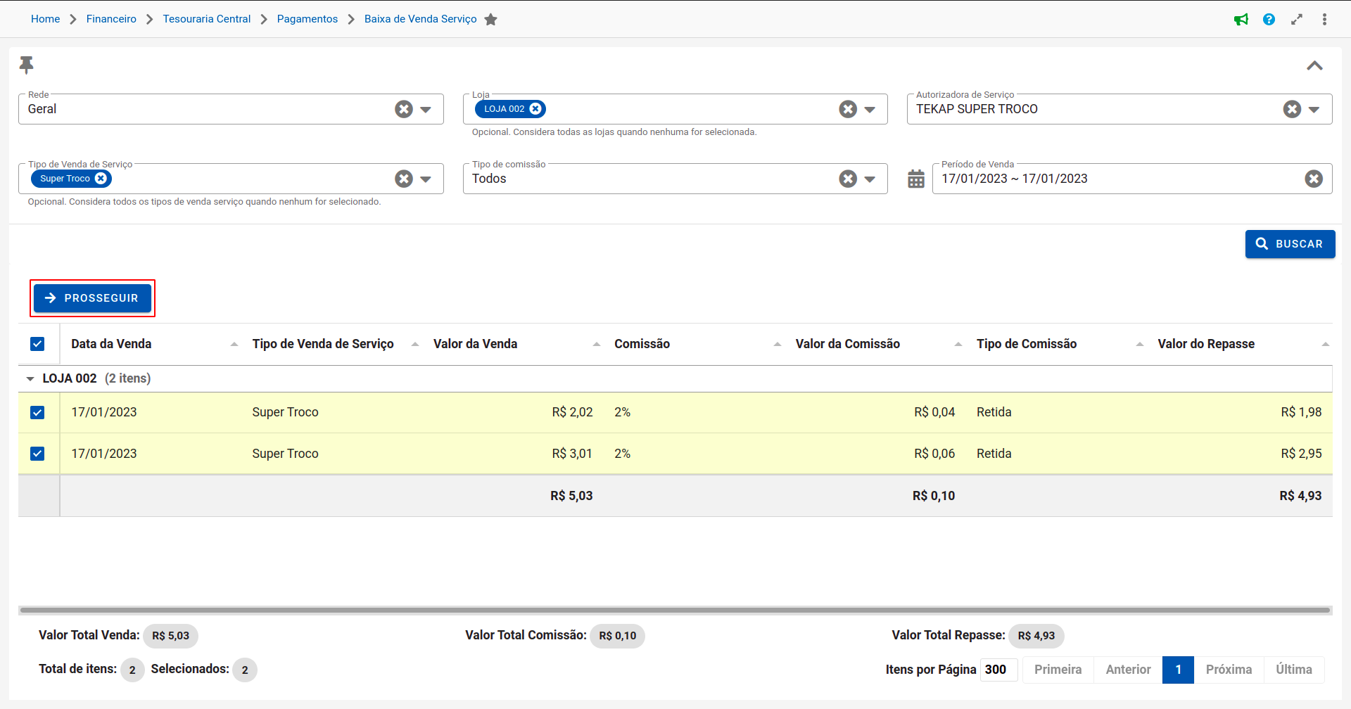 Super Troco - Central de Ajuda da Bluesoft